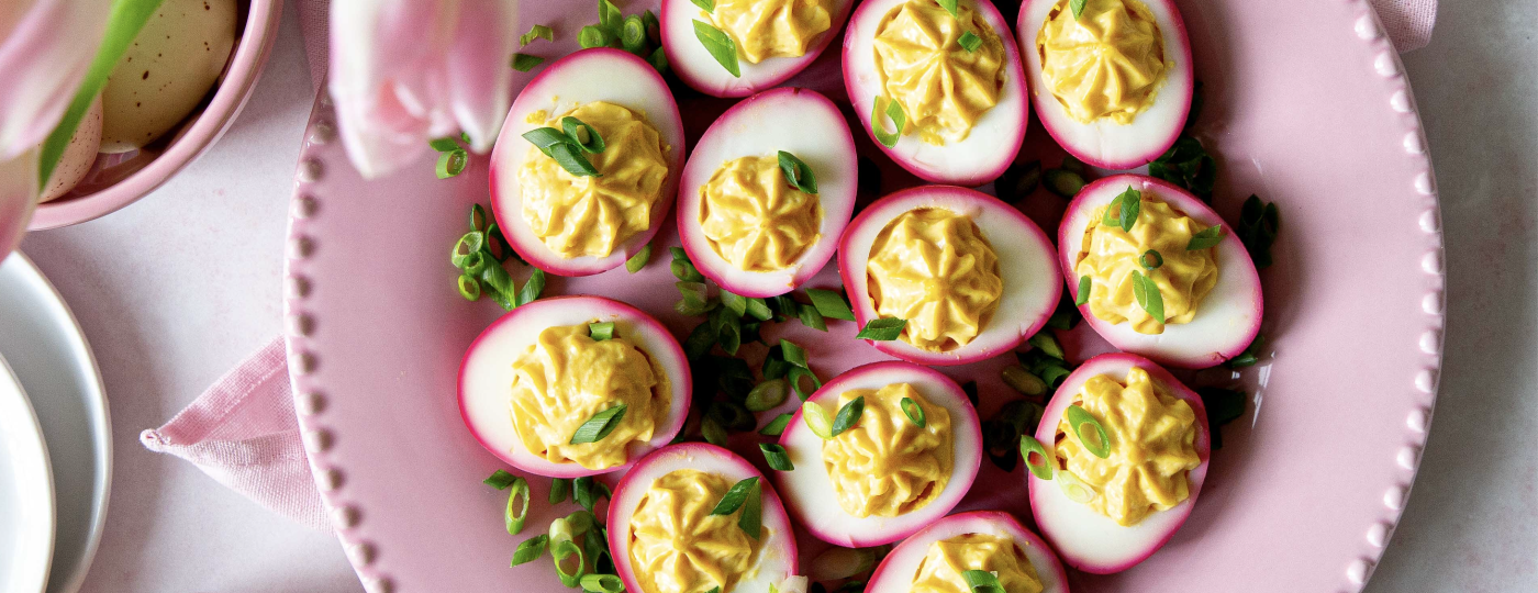 Beetroot Deviled Eggs - Reese® Specialty Foods